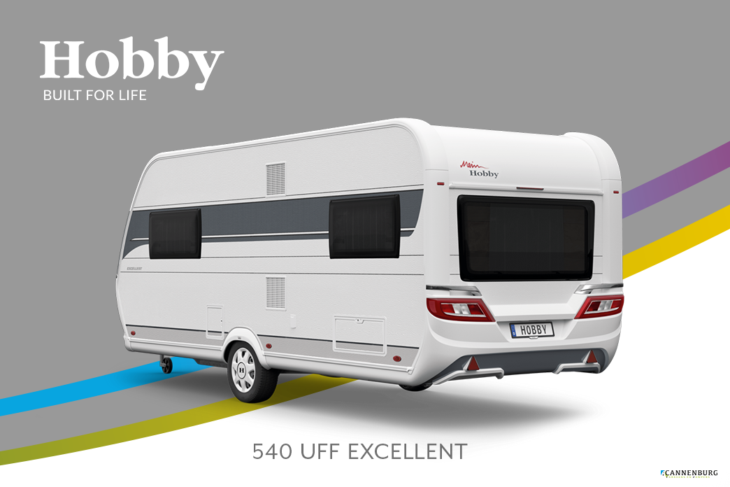 Hobby Excellent 540 UFf Model 2022 - Cannenburg Caravans en Campers ...