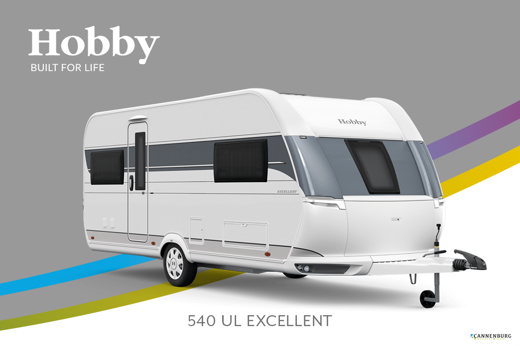 Hobby Excellent 540 UL Model 2022 - Cannenburg Caravans en Campers | De ...