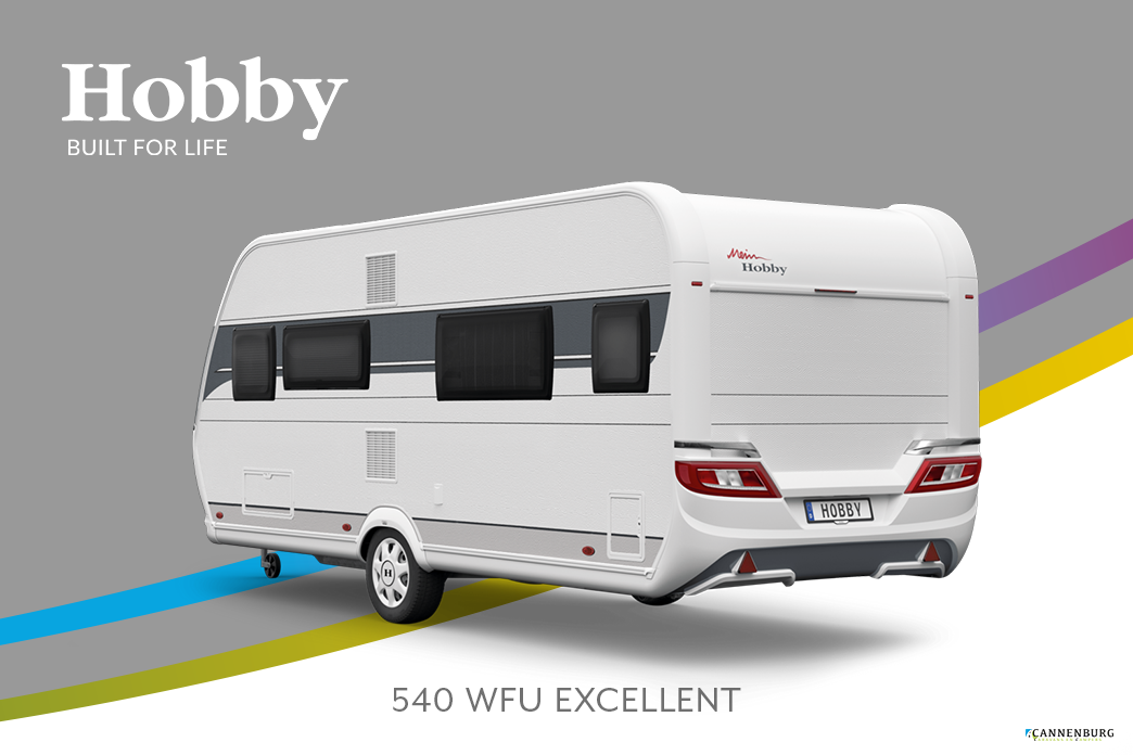 Hobby Excellent 540 WFU Model 2022 - Cannenburg Caravans en Campers ...