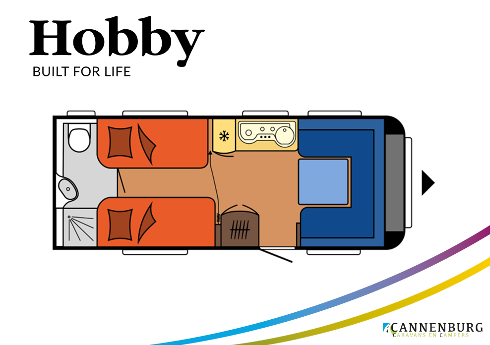 Hobby Excellent 540 WLU Model 2022 - Cannenburg Caravans en Campers ...