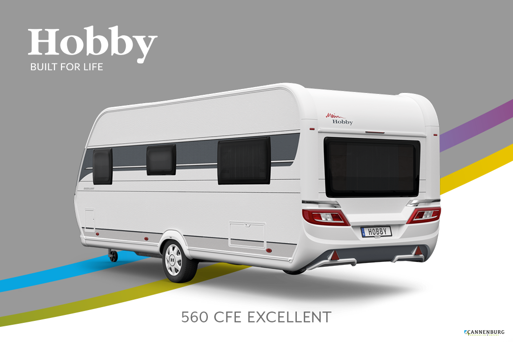 Hobby Excellent 560 CFe Model 2022 - Cannenburg Caravans en Campers ...