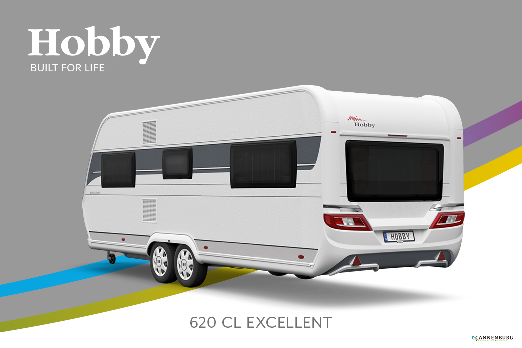 Hobby Excellent 620 CL Model 2022 - Cannenburg Caravans en Campers | De ...