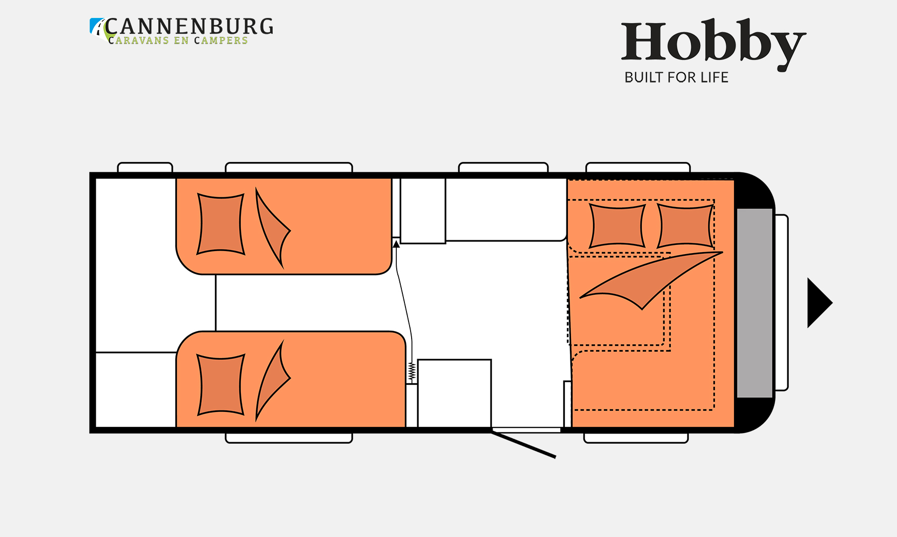 Hobby Excellent Edition 540 WLU Model 2023 - Cannenburg Caravans en ...