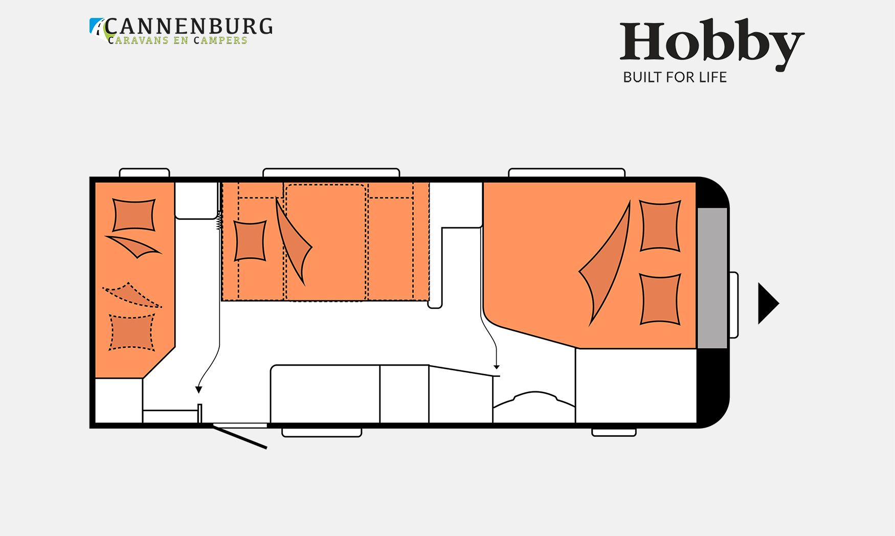 Hobby Excellent Edition 560 KMFe Model 2023 - Cannenburg Caravans en ...