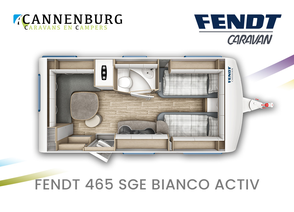 Fendt Bianco Activ 465 SGE Model 2024 caravan incl. Truma Combi4E ...