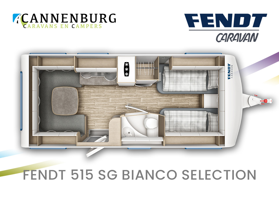 Fendt Bianco Selection 515 SG Model 2024 caravan - Cannenburg Caravans ...
