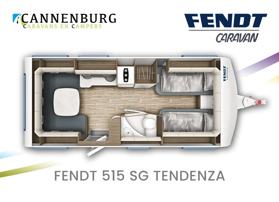 Fendt Tendenza 515 SG Model 2025 caravan - Cannenburg Caravans en ...