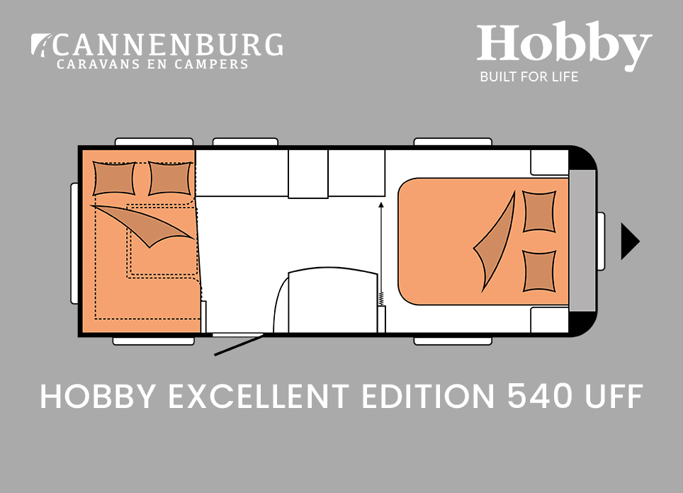 Hobby Excellent Edition 540 UFf model 2024 caravan - Cannenburg ...