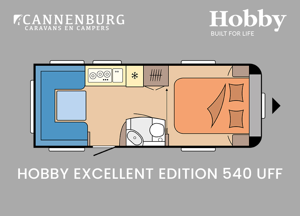 Hobby Excellent Edition 540 UFf model 2024 caravan - Cannenburg ...