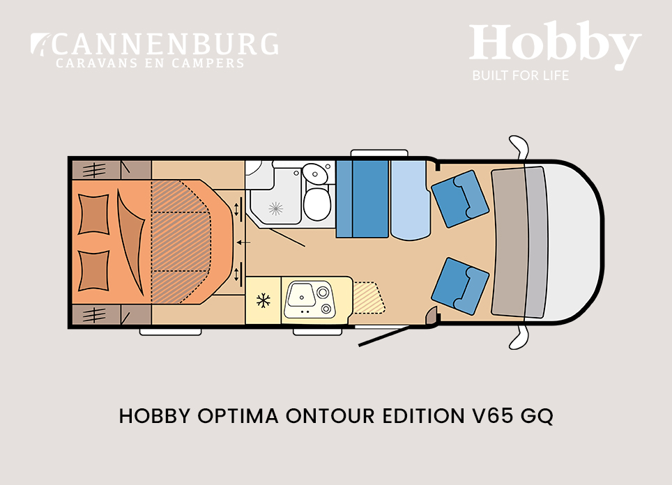 Hobby Optima OnTour Edition V65 GQ Model 2024 camper - Cannenburg ...
