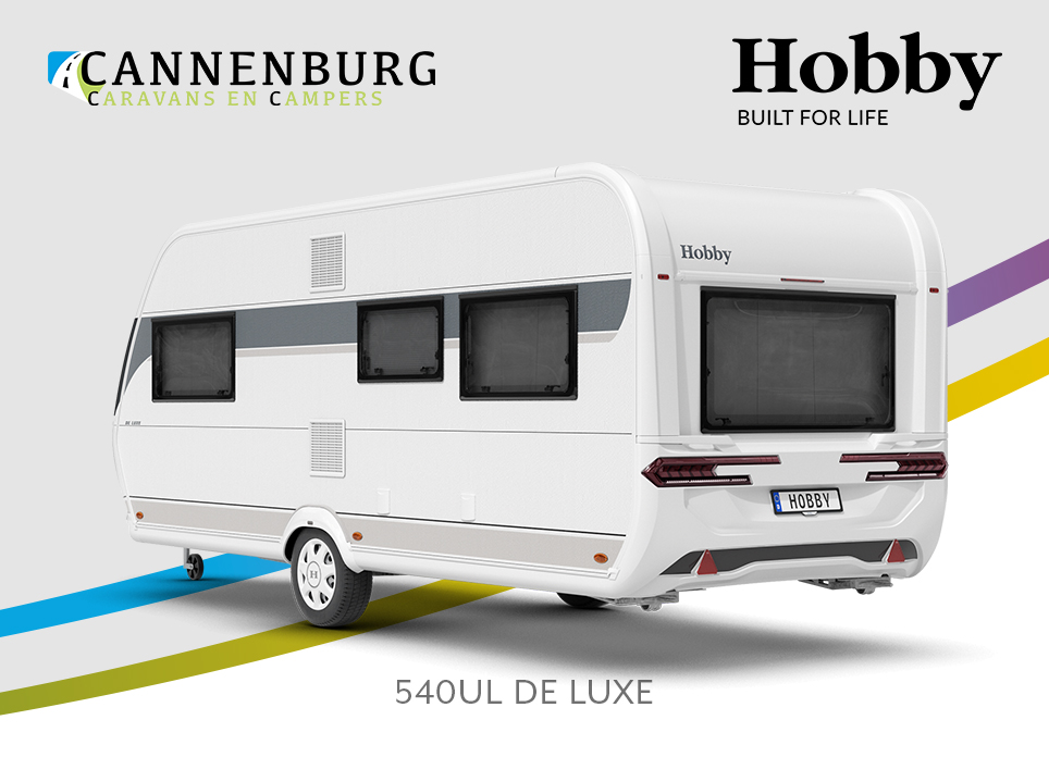 Hobby De Luxe 540 UL Model 2024 caravan - Cannenburg Caravans en ...