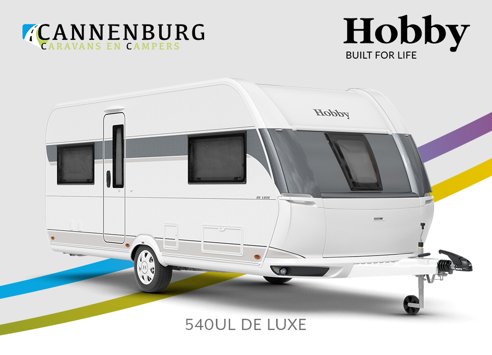 Hobby De Luxe 540 UL Model 2024 caravan - Cannenburg Caravans en ...