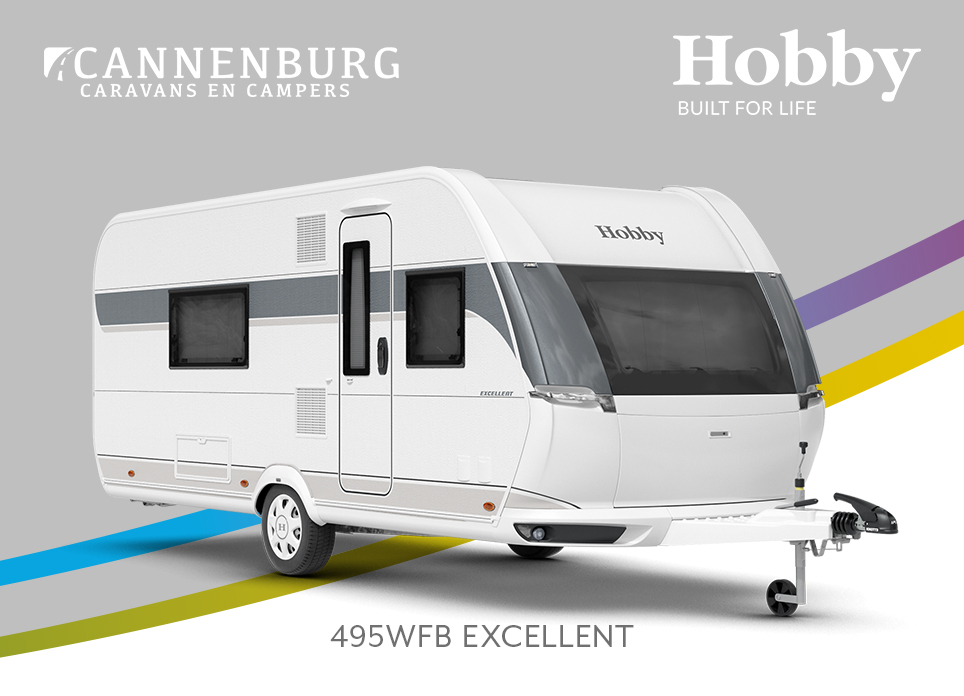 Hobby Excellent 495 WFB Model 2024 caravan - Cannenburg Caravans en ...