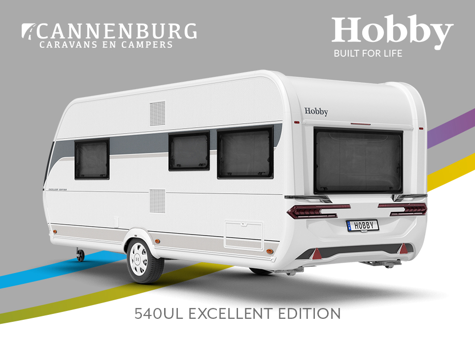 Hobby Excellent Edition 540 UL model 2024 caravan - Cannenburg Caravans en Campers | De ...