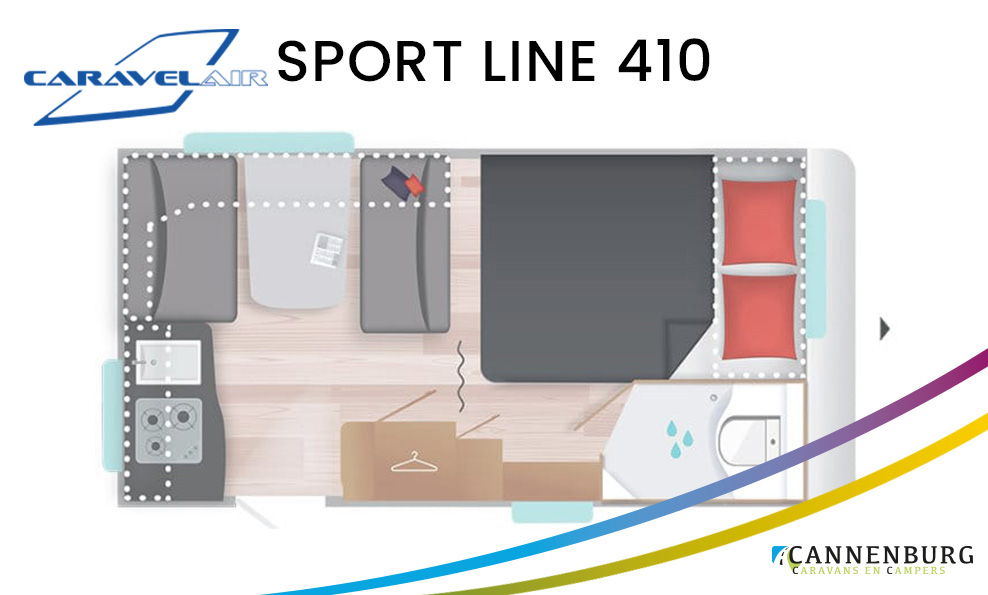 Caravelair Sport Line 410 model 2025 caravan - Cannenburg Caravans en ...