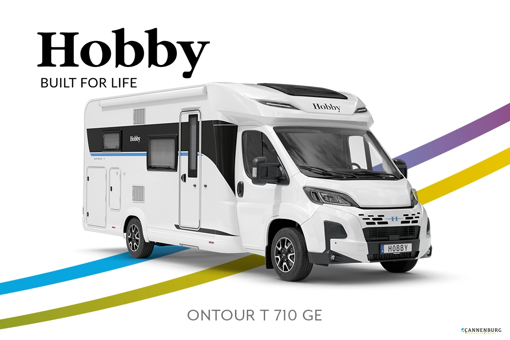 Hobby OnTour T 710 GE modeljaar 2025 camper - Cannenburg Caravans en ...