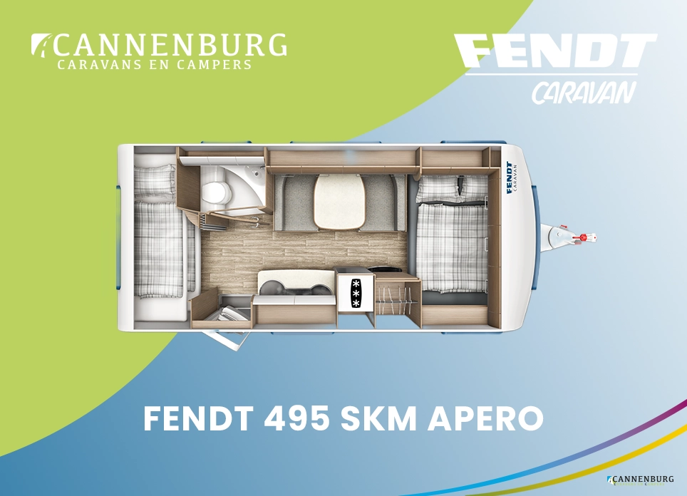 Fendt Apero 495 SKM caravan modeljaar 2026 - Cannenburg Caravans en ...