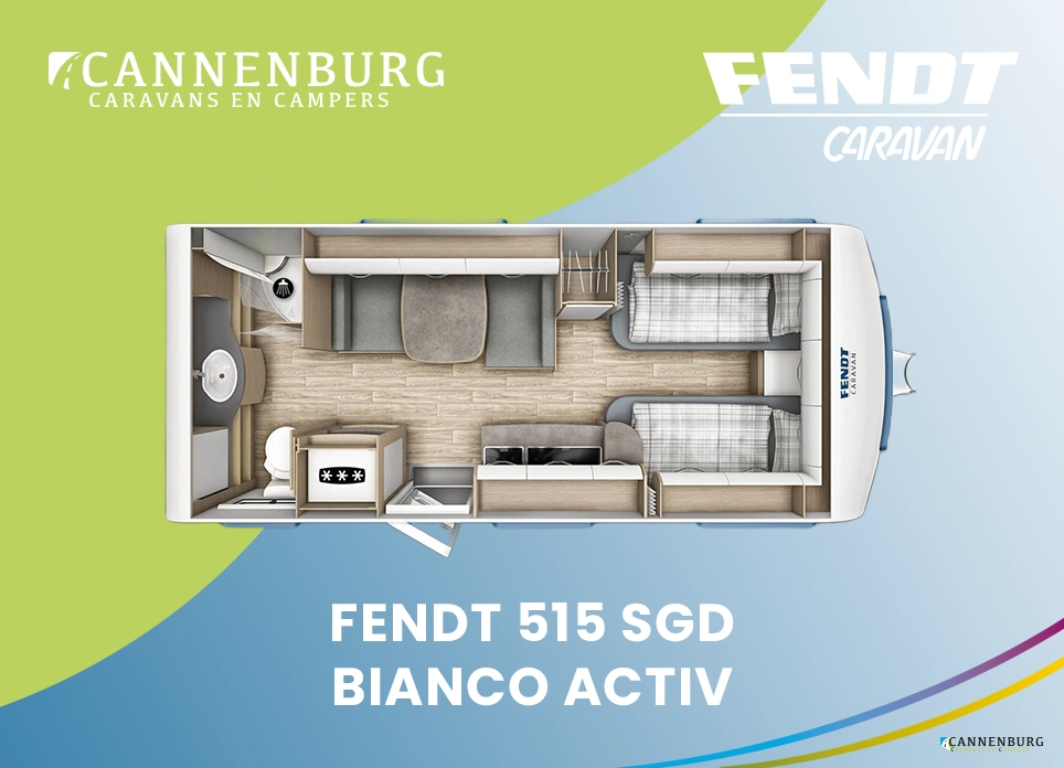Fendt Bianco Activ 515 SGD caravan modeljaar 2026 - Cannenburg Caravans ...