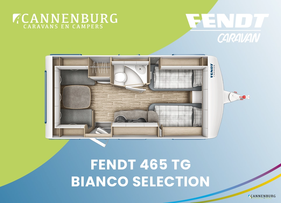 Fendt Bianco Selection 465 TG caravan modeljaar 2026 - Cannenburg ...