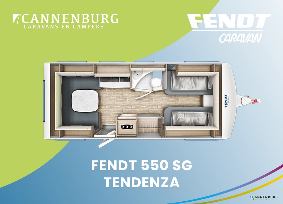 Fendt Tendenza 550 SG caravan modeljaar 2026 - Cannenburg Caravans en ...