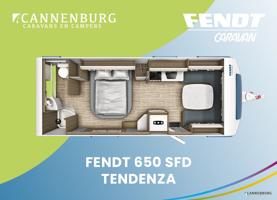 Fendt Tendenza 650 SFD caravan modeljaar 2026 - Cannenburg Caravans en ...