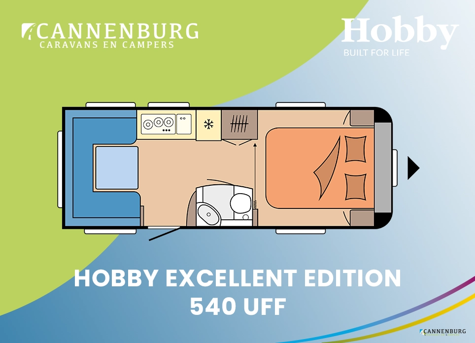 Hobby Excellent Edition 540 UFf caravan modeljaar 2026 - Cannenburg ...