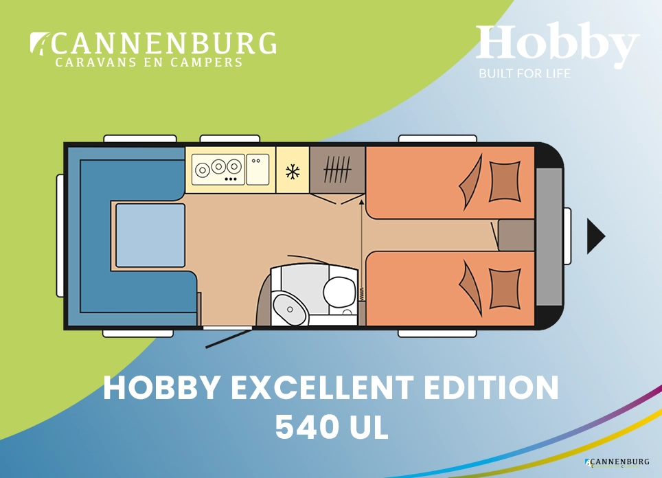 Hobby Excellent Edition 540 UL caravan modeljaar 2026 - Cannenburg ...